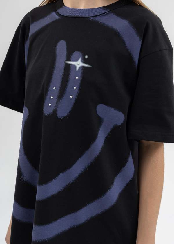MISBHV GIGA SMILEY T-SHIRT - BLACK | Garmentory
