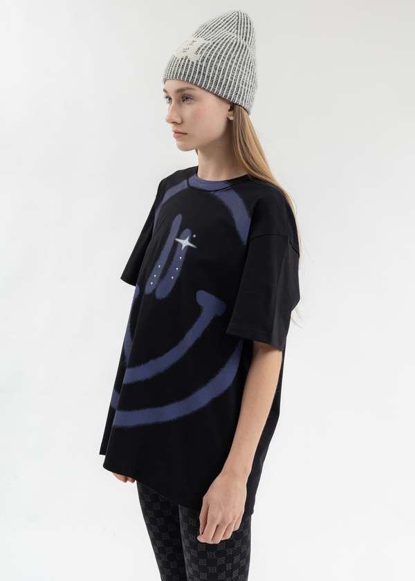 MISBHV GIGA SMILEY T-SHIRT - BLACK | Garmentory