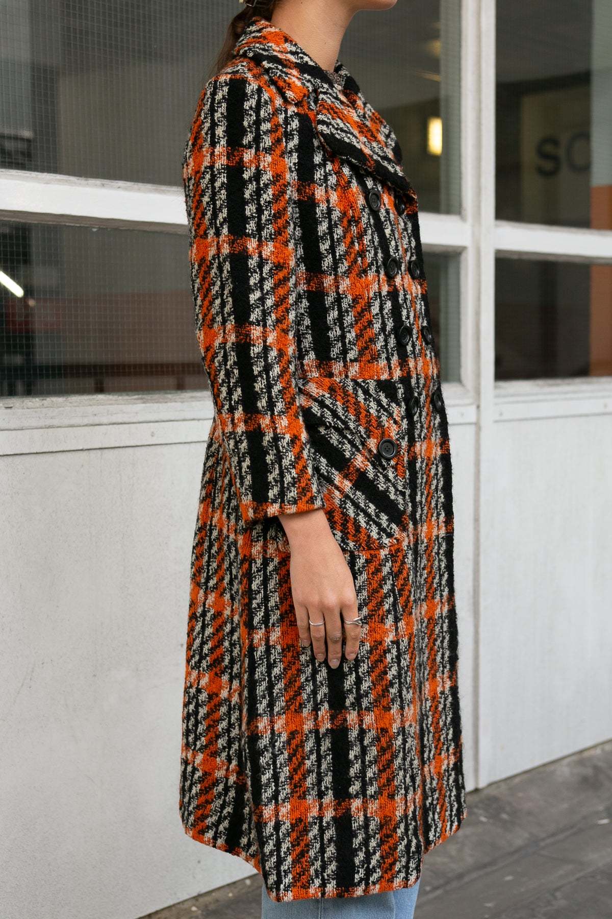 1970s Check Wool Coat | Garmentory