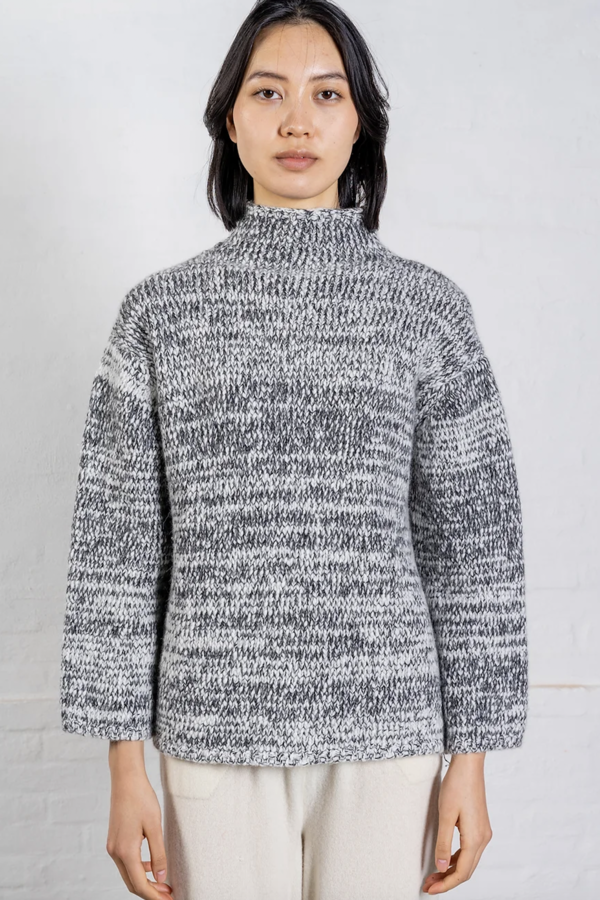 MJ Watson Twist Mock Neck - Light | Garmentory