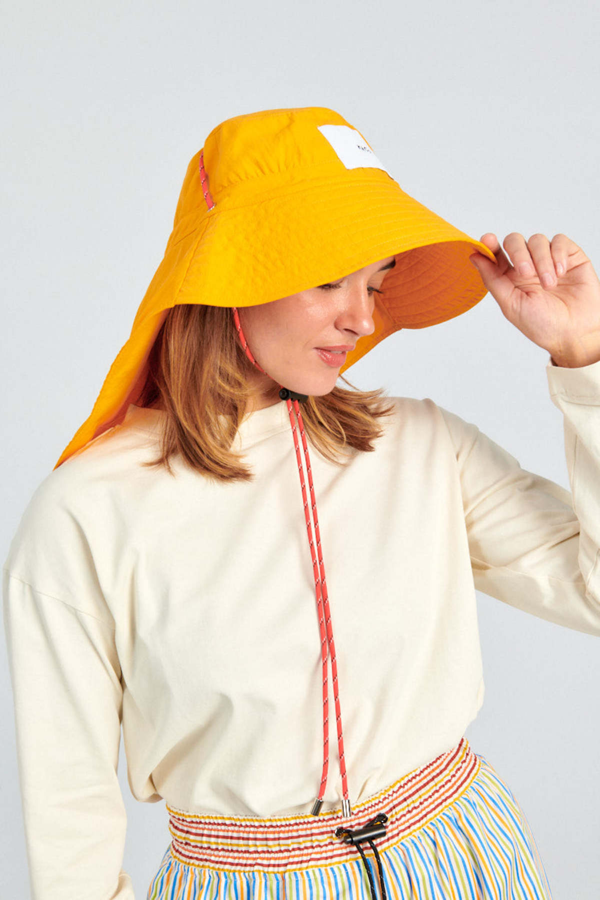 KkCo Camp Bucket Hat - Mango | Garmentory