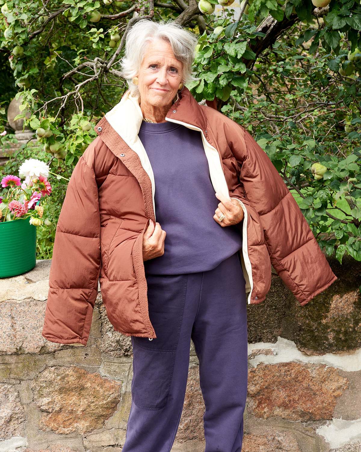 Rohe Joy Jacket - Rust/Off White | Garmentory