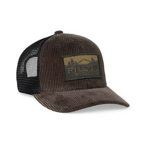 Filson Mesh Logger Cap - Dark Brown/Scenic | Garmentory