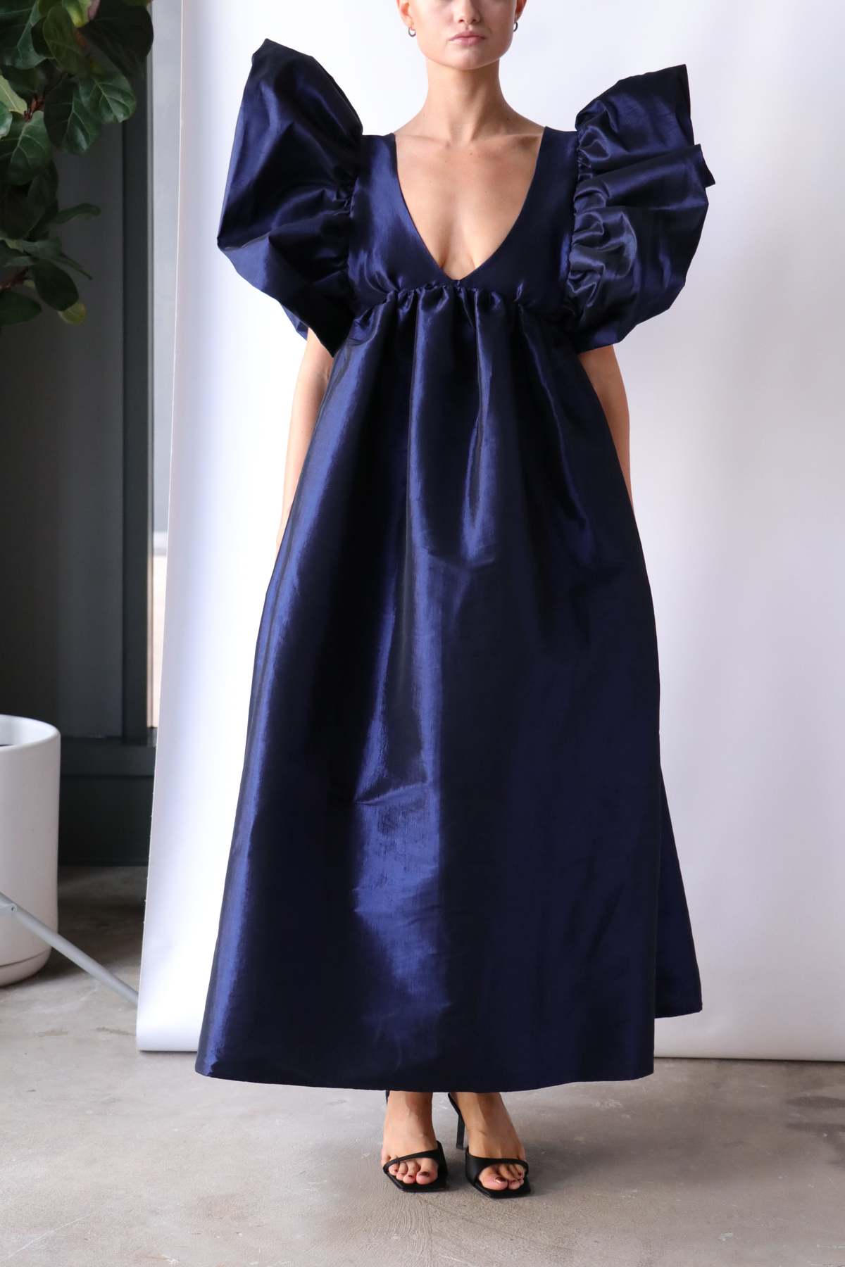 Kika Vargas Adriana Dress - Navy | Garmentory
