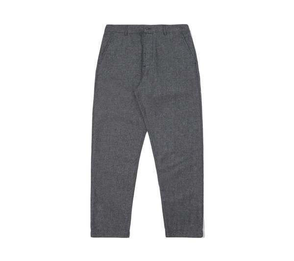 Universal Works Upcycled Italian Tweed Military Chino - Grey | Garmentory