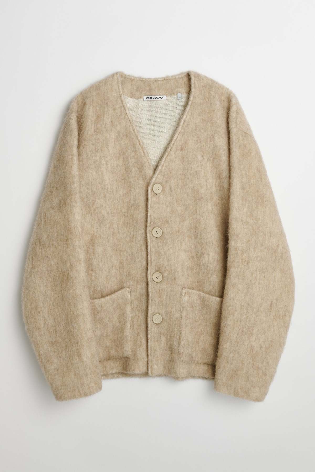 Our Legacy Cardigan - Antique White Mohair | Garmentory