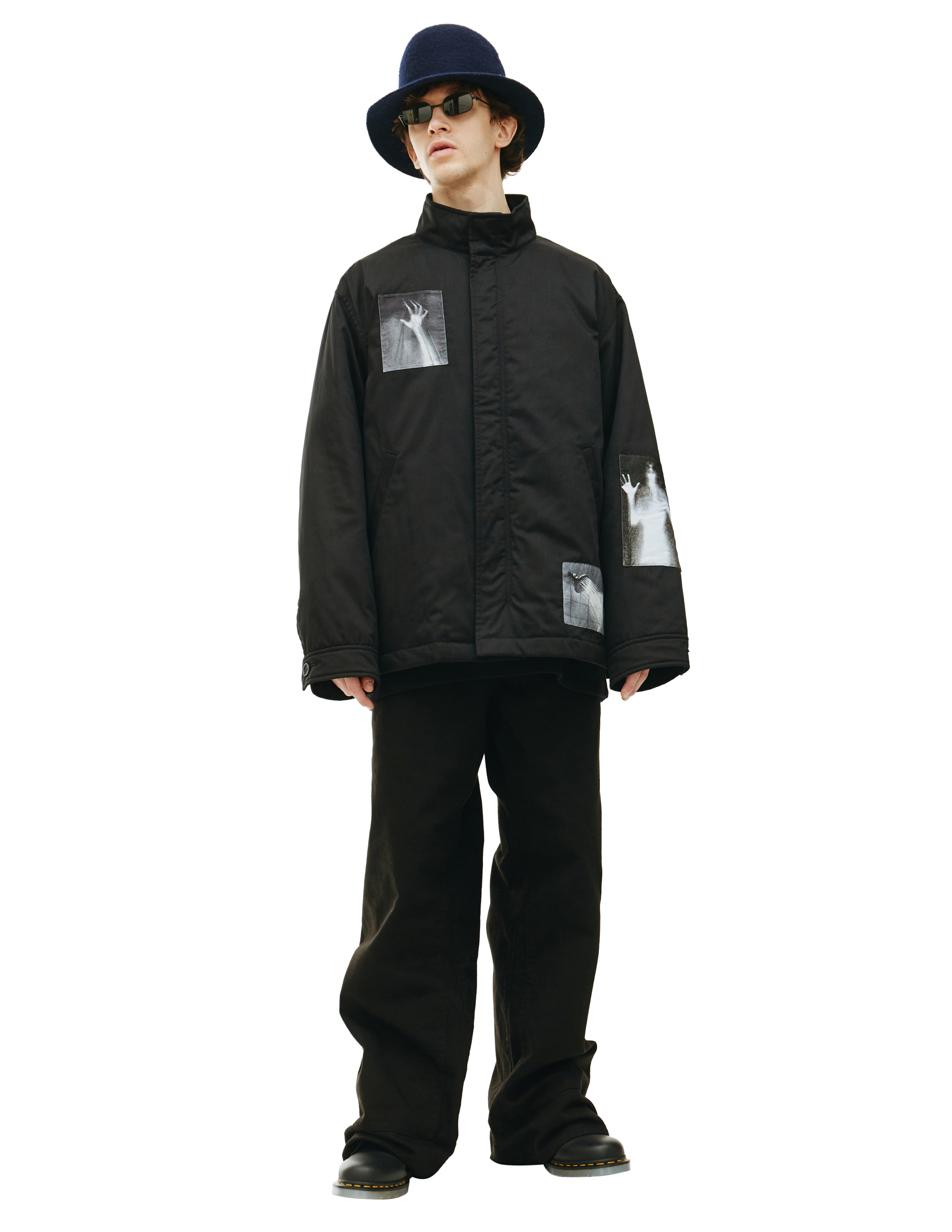 Undercover Psycho Patched Jacket - Black | Garmentory