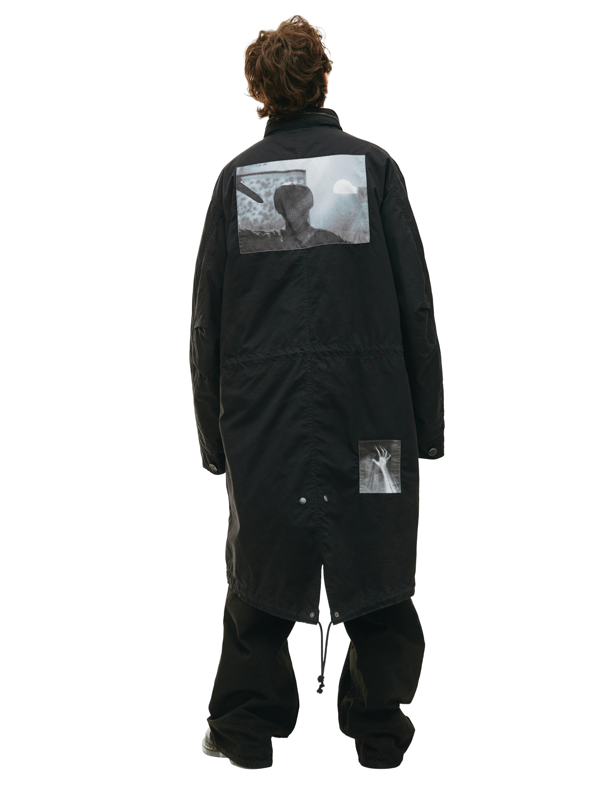 Undercover Psycho patch parka - Black | Garmentory