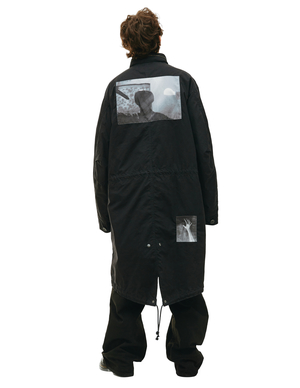 Undercover Psycho patch parka - Black | Garmentory