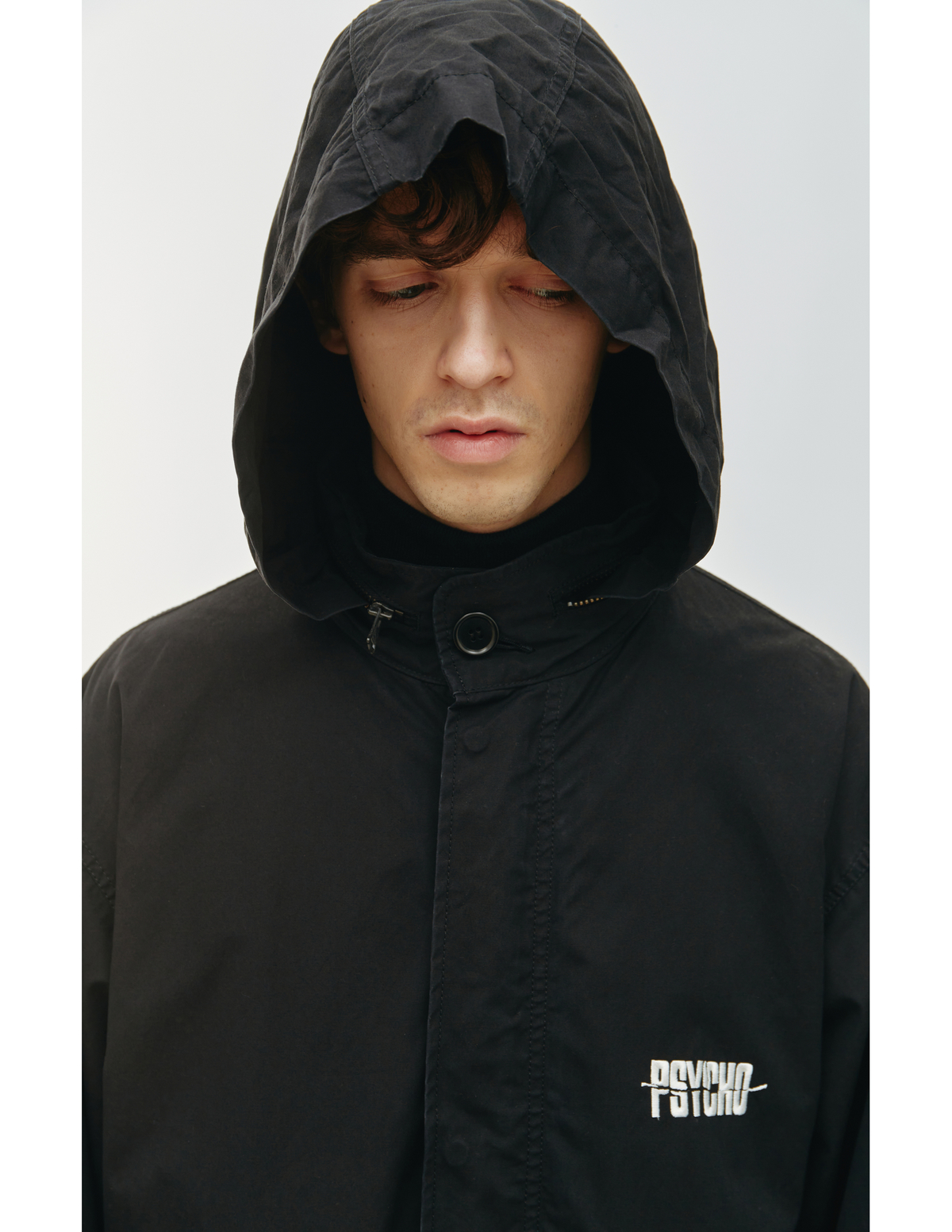 Undercover Psycho patch parka - Black | Garmentory