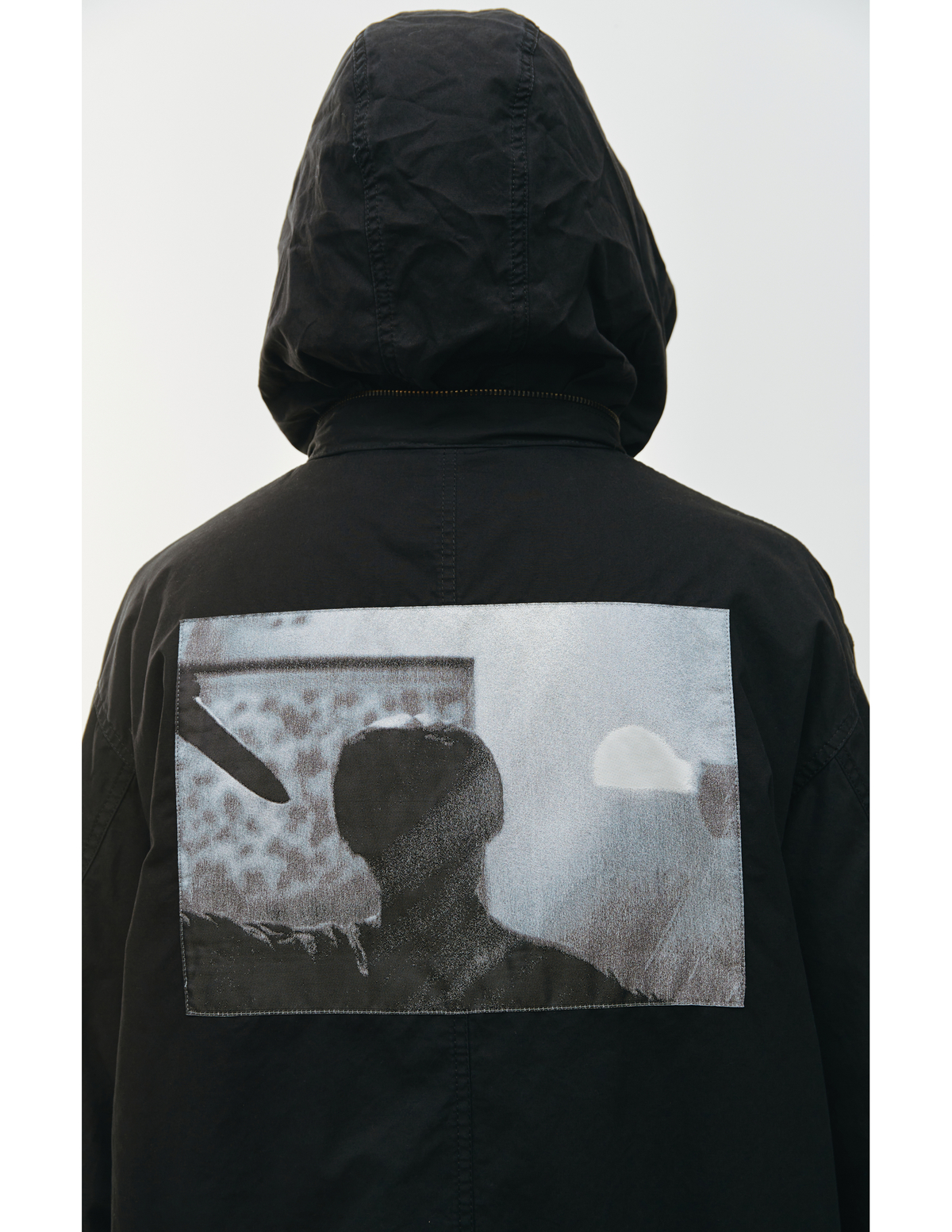 Undercover Psycho patch parka - Black | Garmentory
