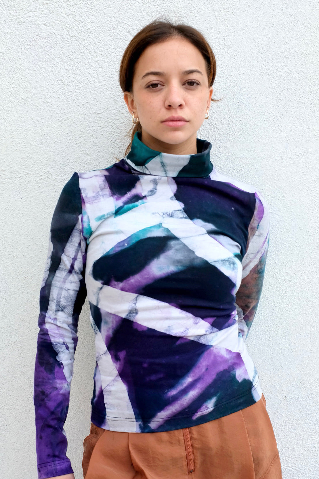 Osei-Duro Stricta Turtleneck - Psychedelic Mangrove | Garmentory
