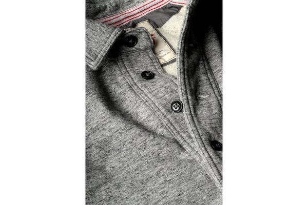 Relwen Frenchloop Polo - Grey Marl | Garmentory