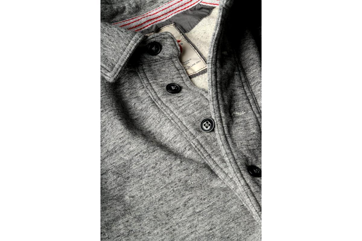 Relwen Frenchloop Polo - Grey Marl | Garmentory