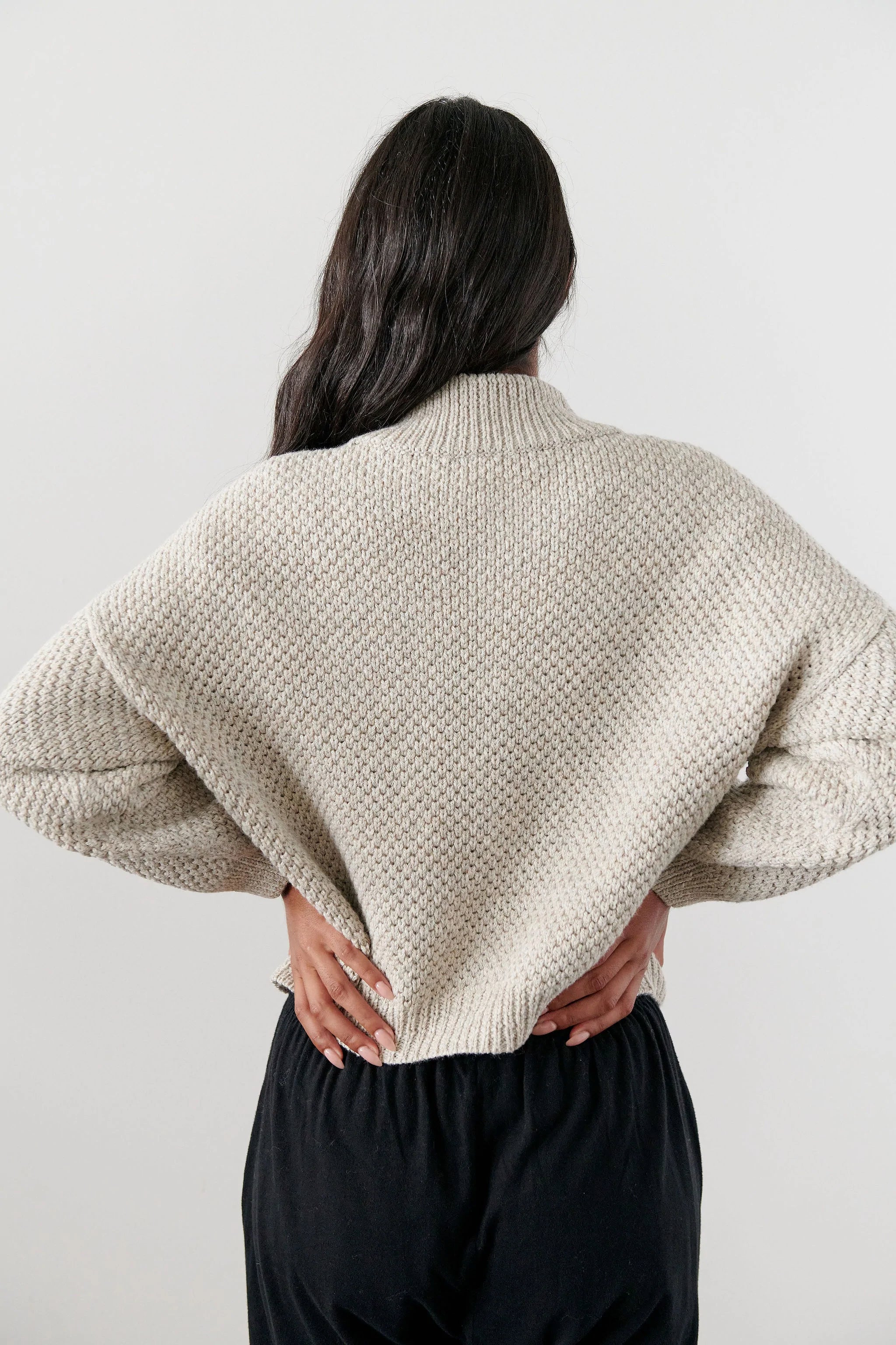 Wol Hide Box Bomber Cardigan - Cloud | Garmentory