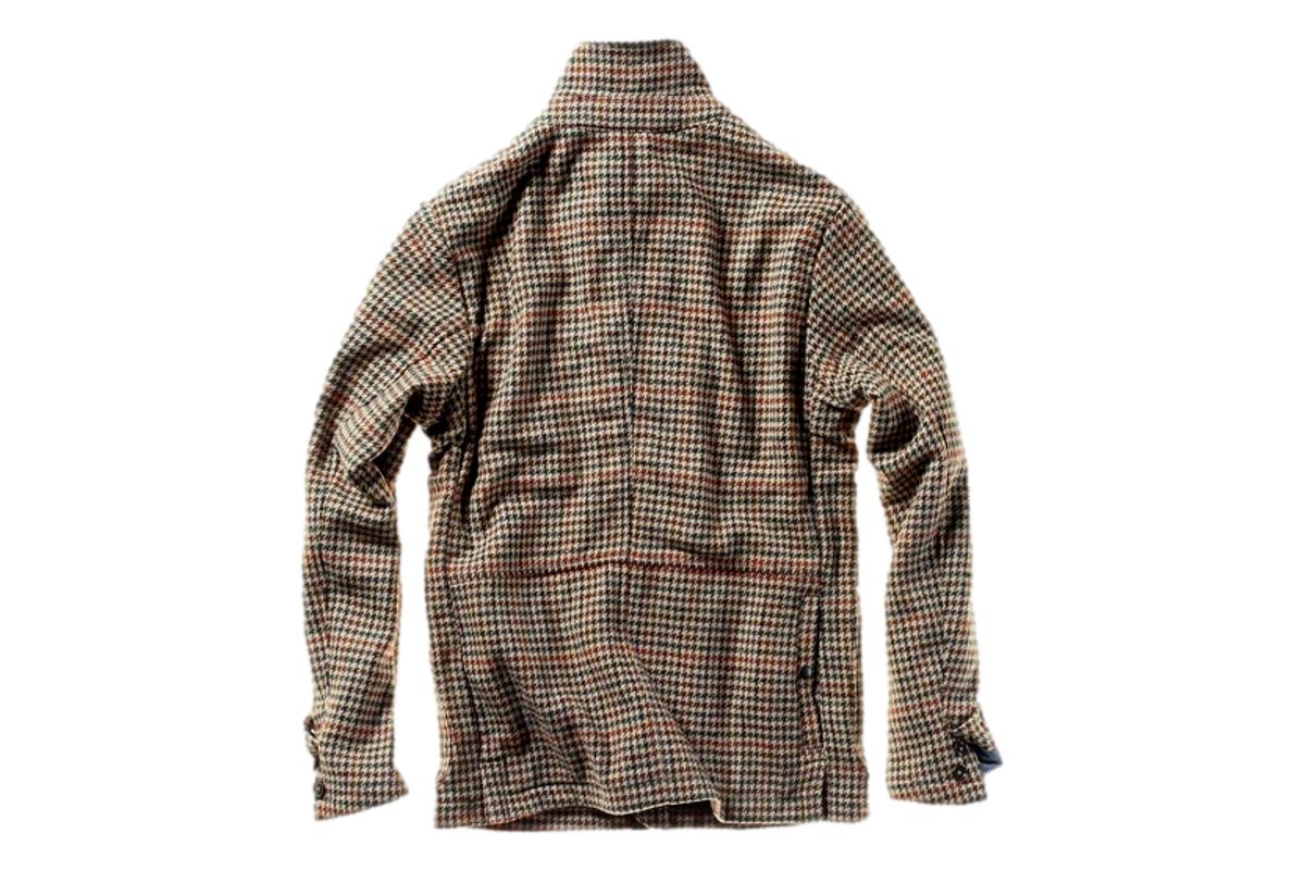 Heritage Trap Blazer Cream Brown Guncheck | Garmentory