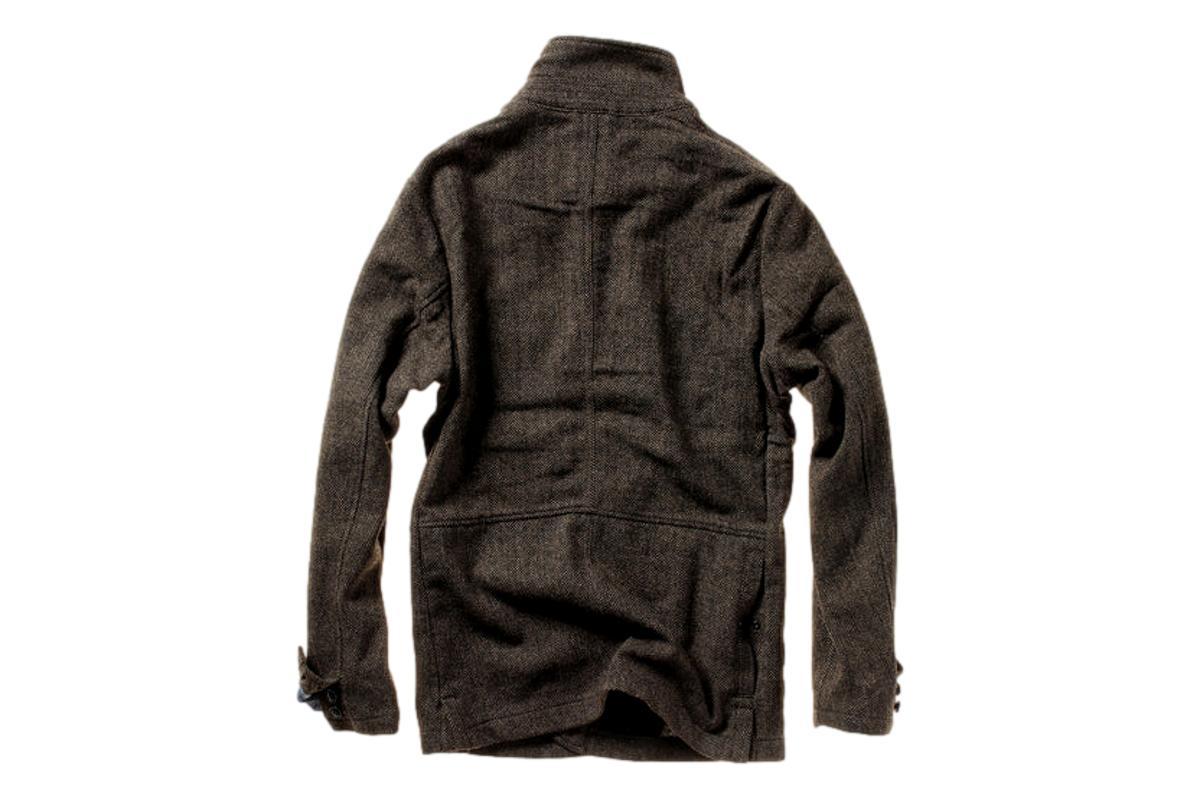 Relwen Heritage Trap Blazer Mushroom Herringbone | Garmentory