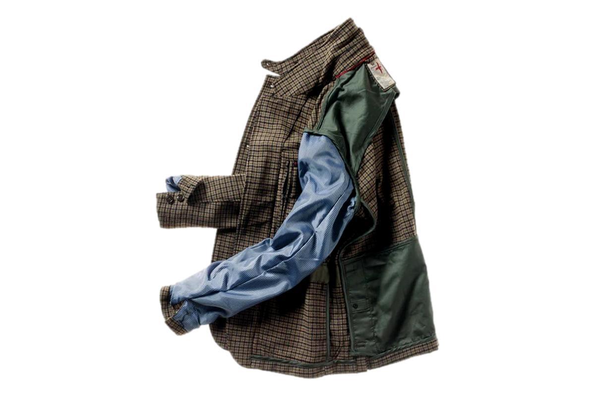 Relwen Heritage Trap Rye Blazer - Olive Navy | Garmentory