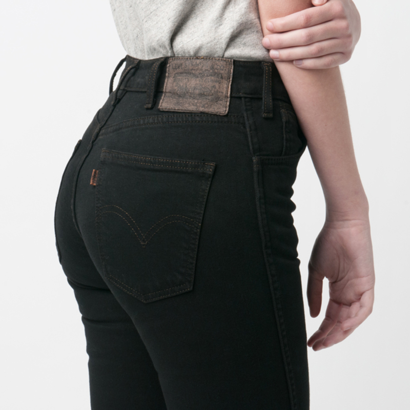 LEVI'S VINTAGE CLOTHING 1969 606 Customized Jean in Jet Black | Garmentory