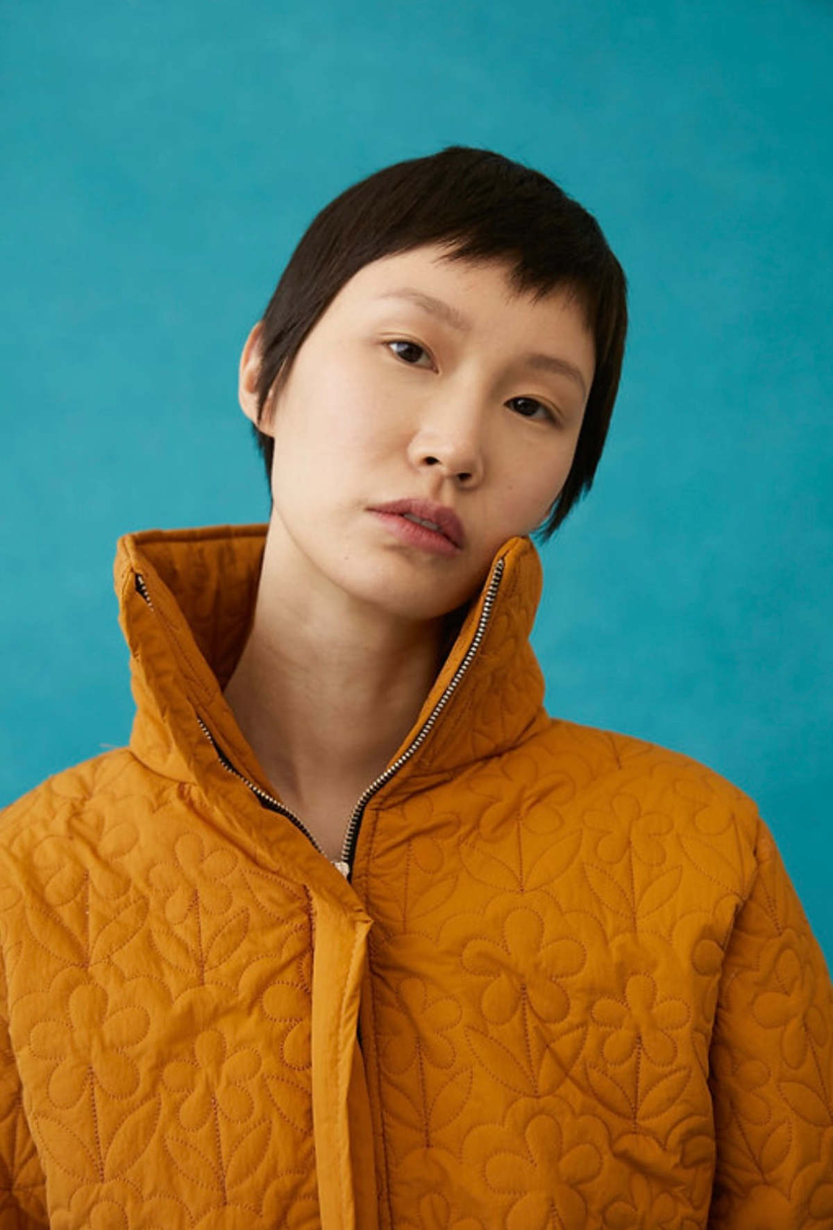 Tach Clothing Kika Floral Quilted Jacket - Tan | Garmentory