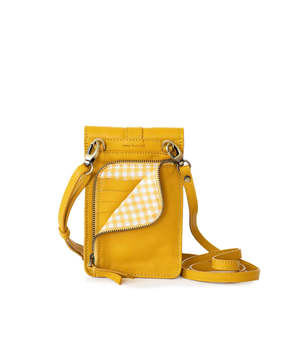 Sapahn Grace Leather Crossbody - Mustard | Garmentory