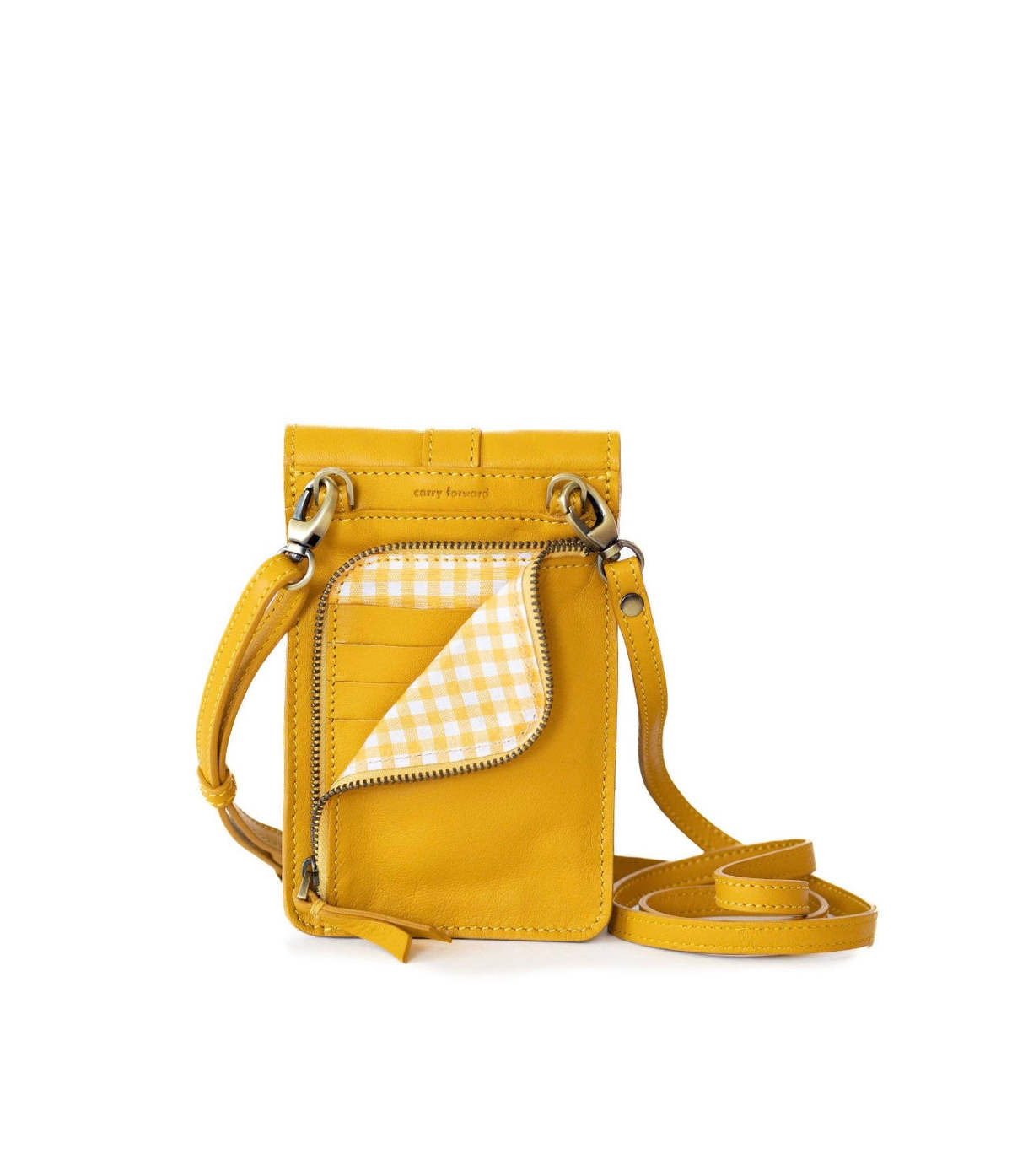 Sapahn Grace Leather Crossbody - Mustard | Garmentory