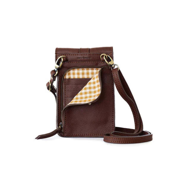 Sapahn Grace Leather Crossbody - Walnut | Garmentory