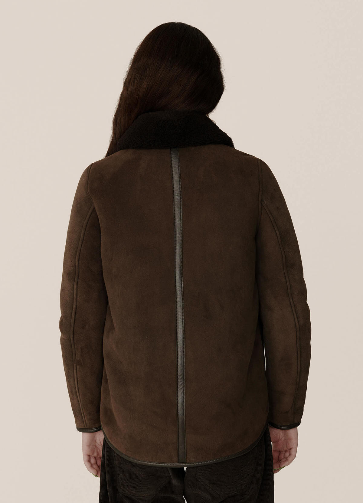 YMC Brainticket Suede Shearling MK2 Jacket - Dark Brown | Garmentory