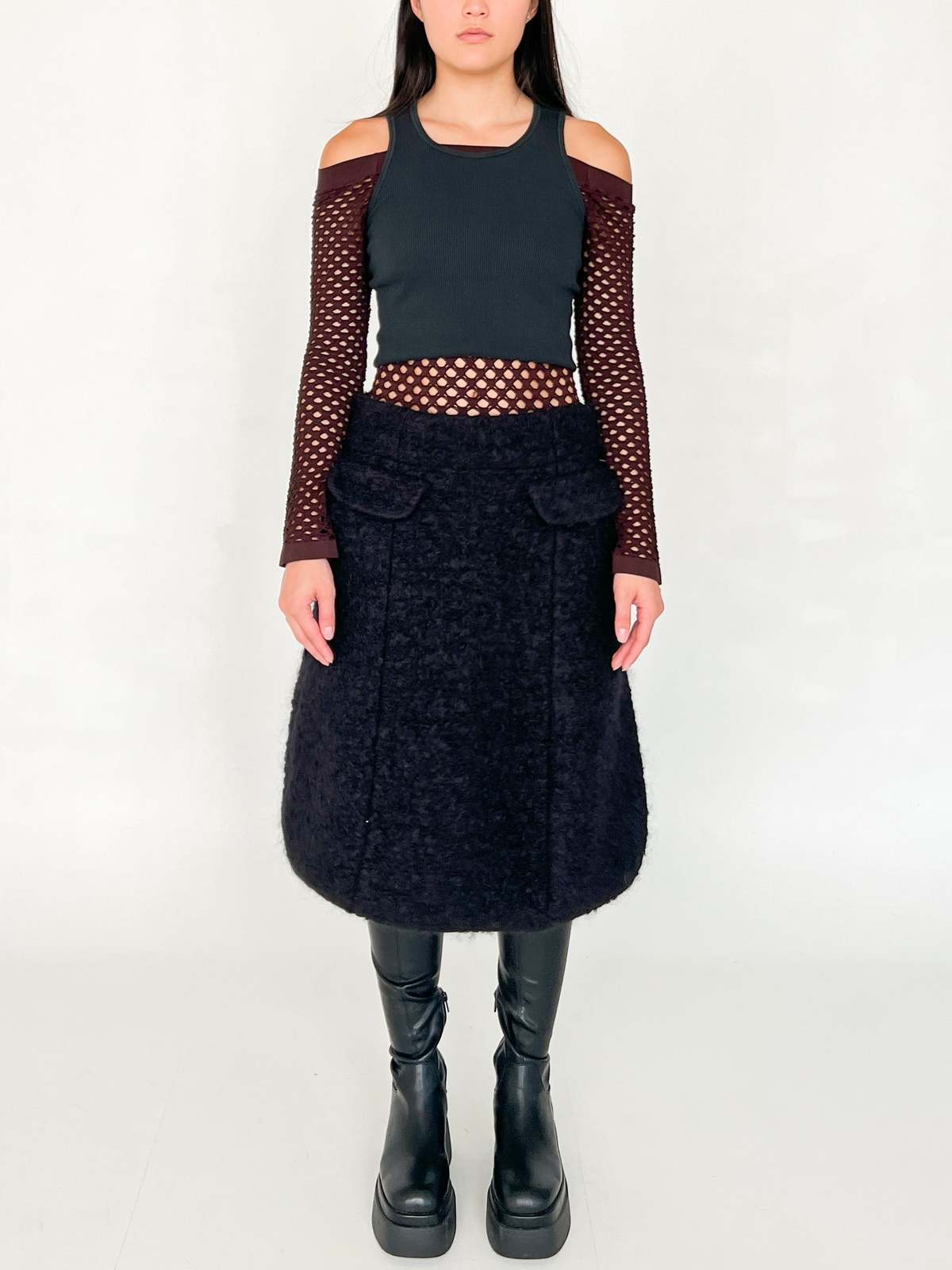 Mohair Skirt - Black | Garmentory