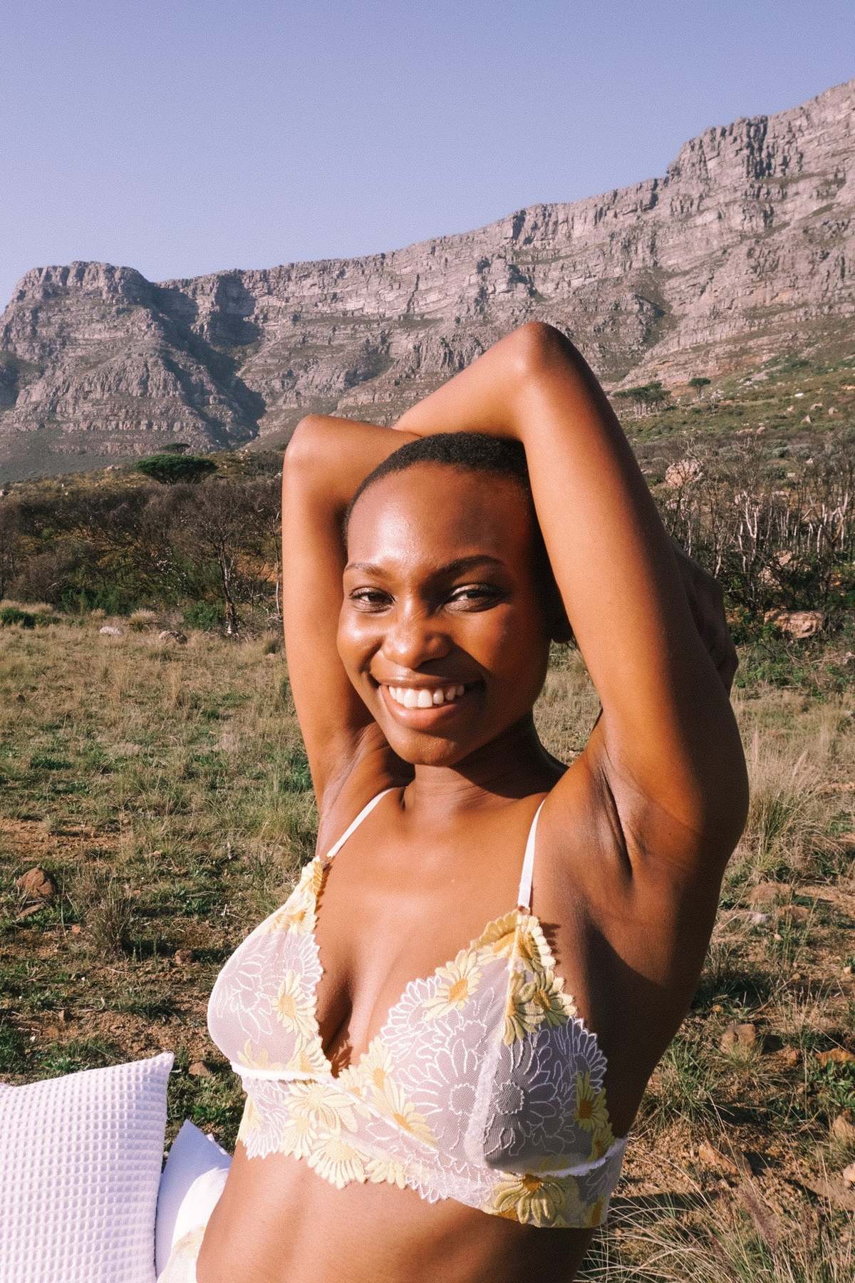 nette rose Zoey Midline Bralette - White | Garmentory