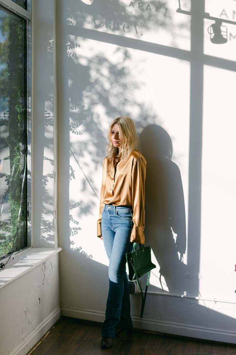 Mother Denim The Double Insider Heel - Opposites Attract | Garmentory