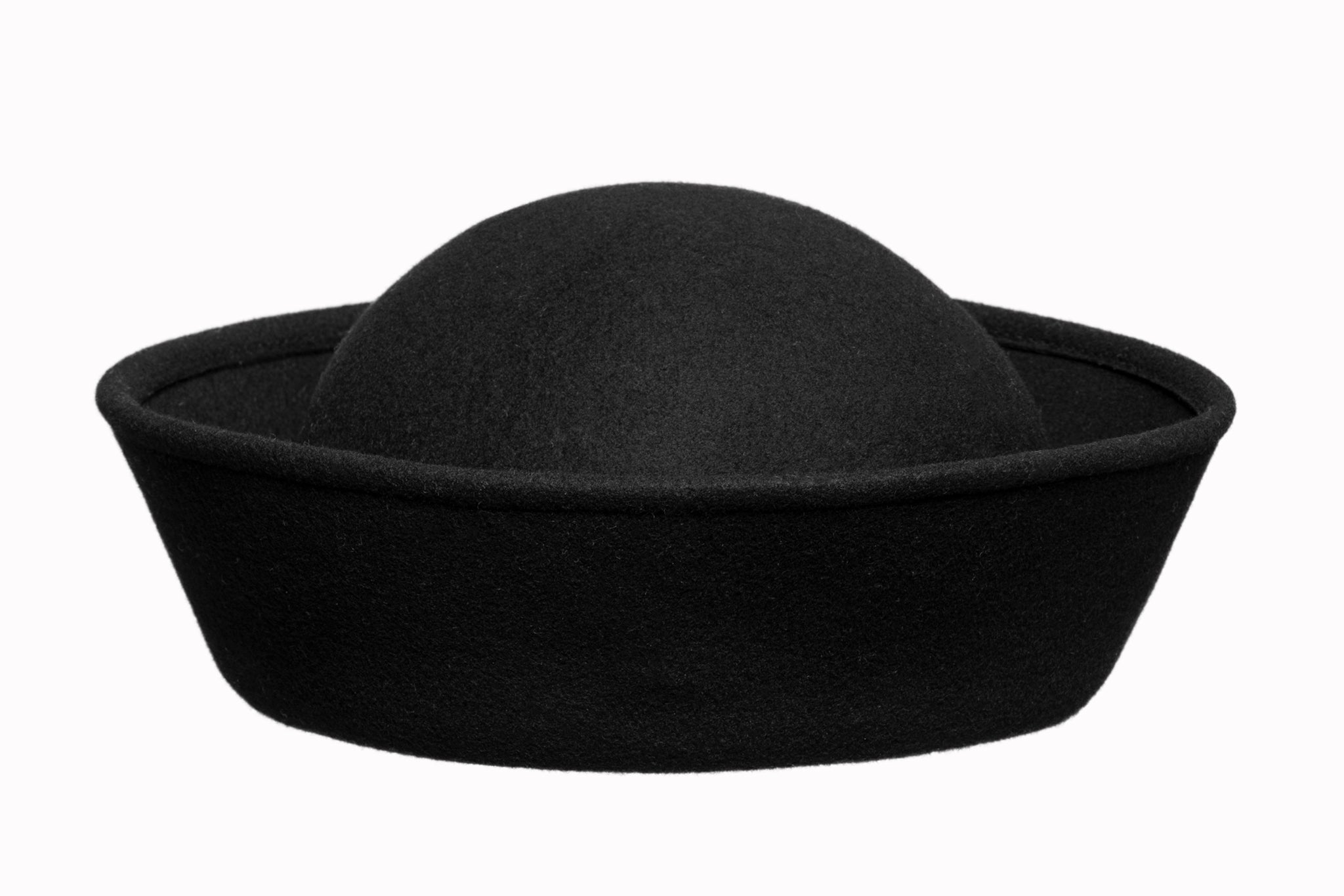 Clyde Crown Wool Hat - Black | Garmentory