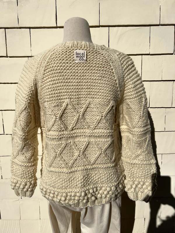 Local Wool Co Scout Cardigan - natural | Garmentory