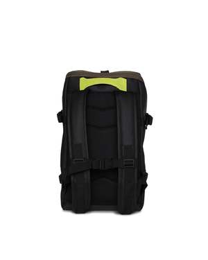 Rains Mochila Charger Backpack - Black/Wood | Garmentory