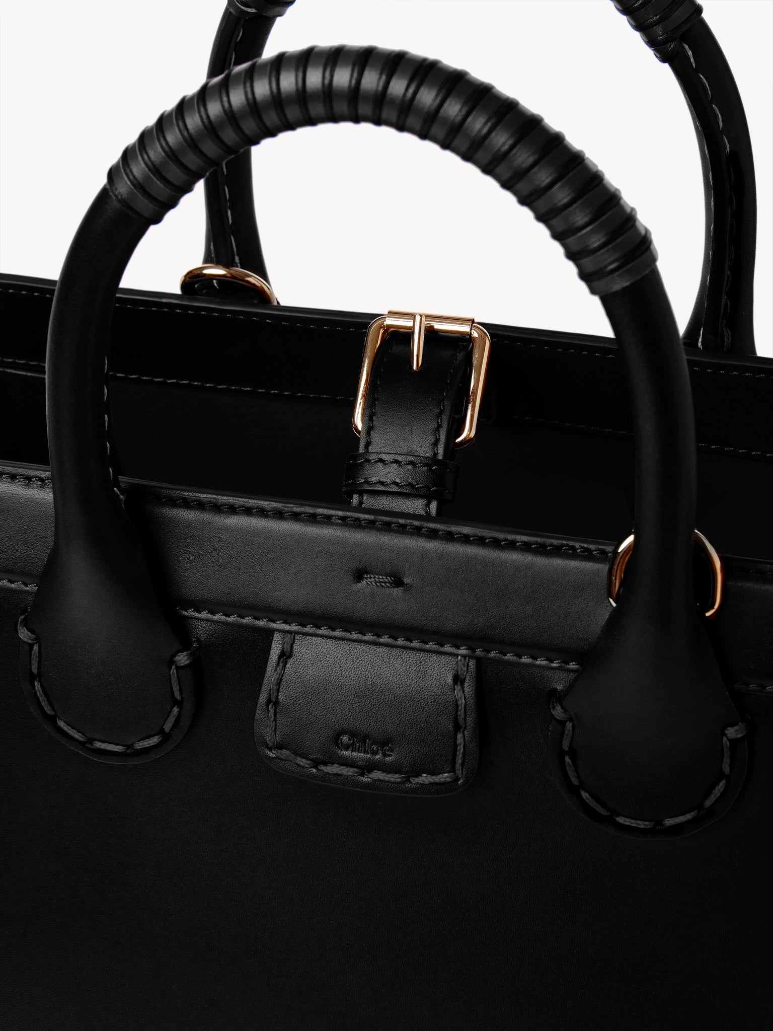 Chloé Edith Medium Tote Bag - Black | Garmentory