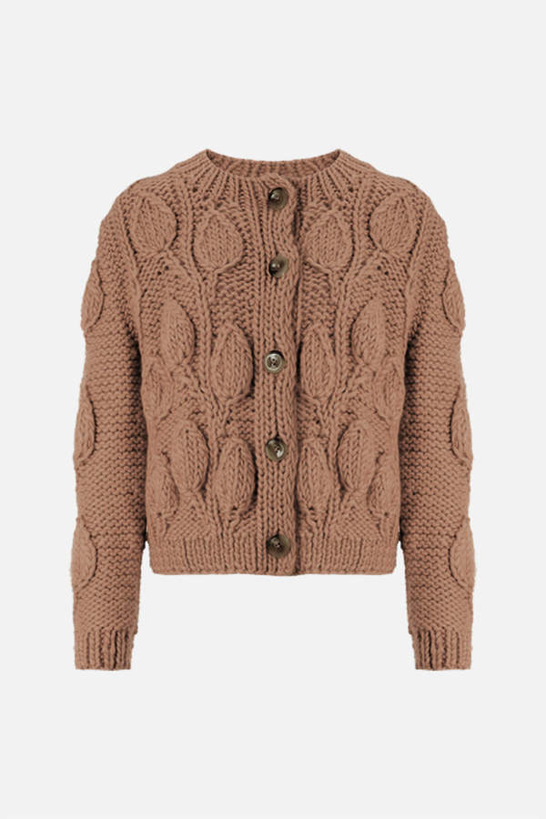 Stella Pardo Leanne Cardigan - Moka | Garmentory
