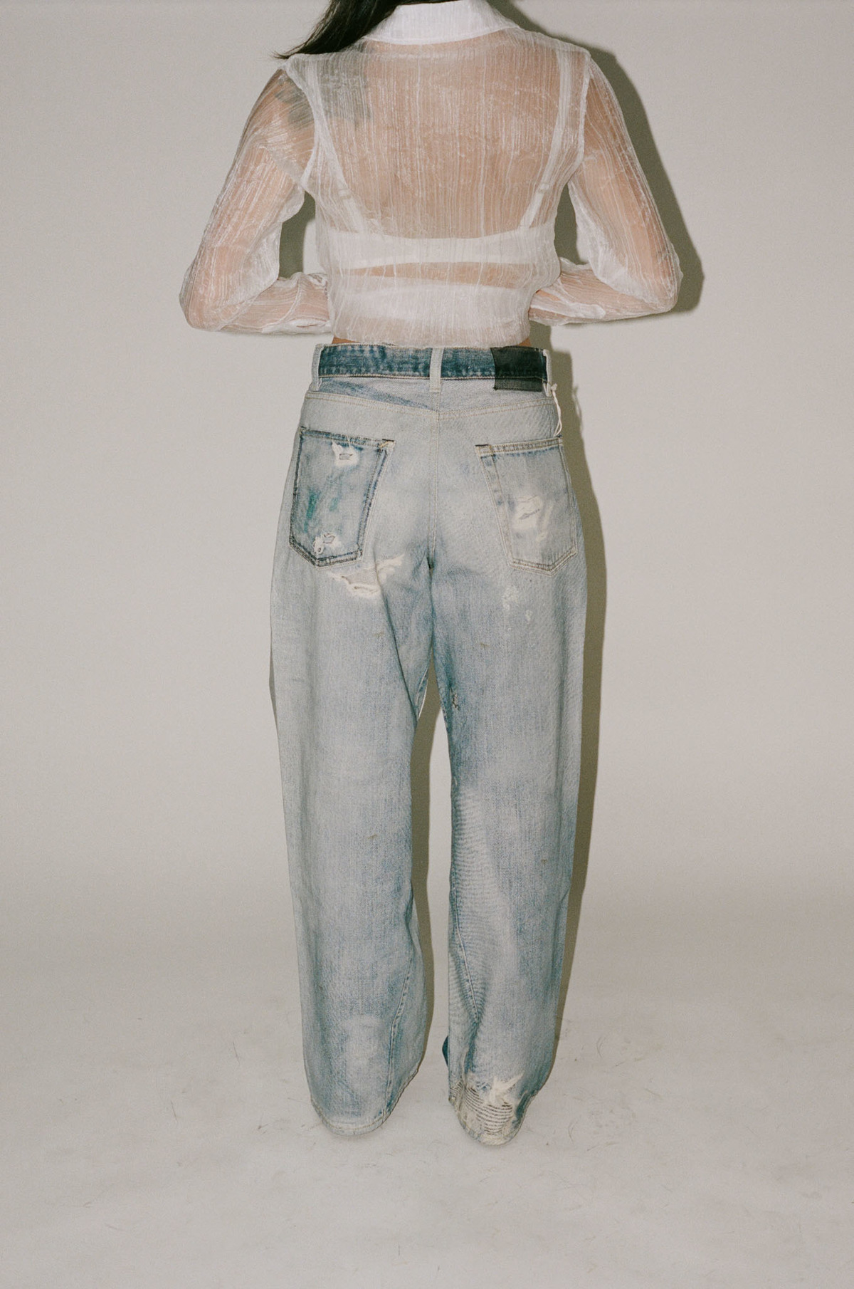 Our Legacy Full Cut Jean - Digital Denim Print | Garmentory