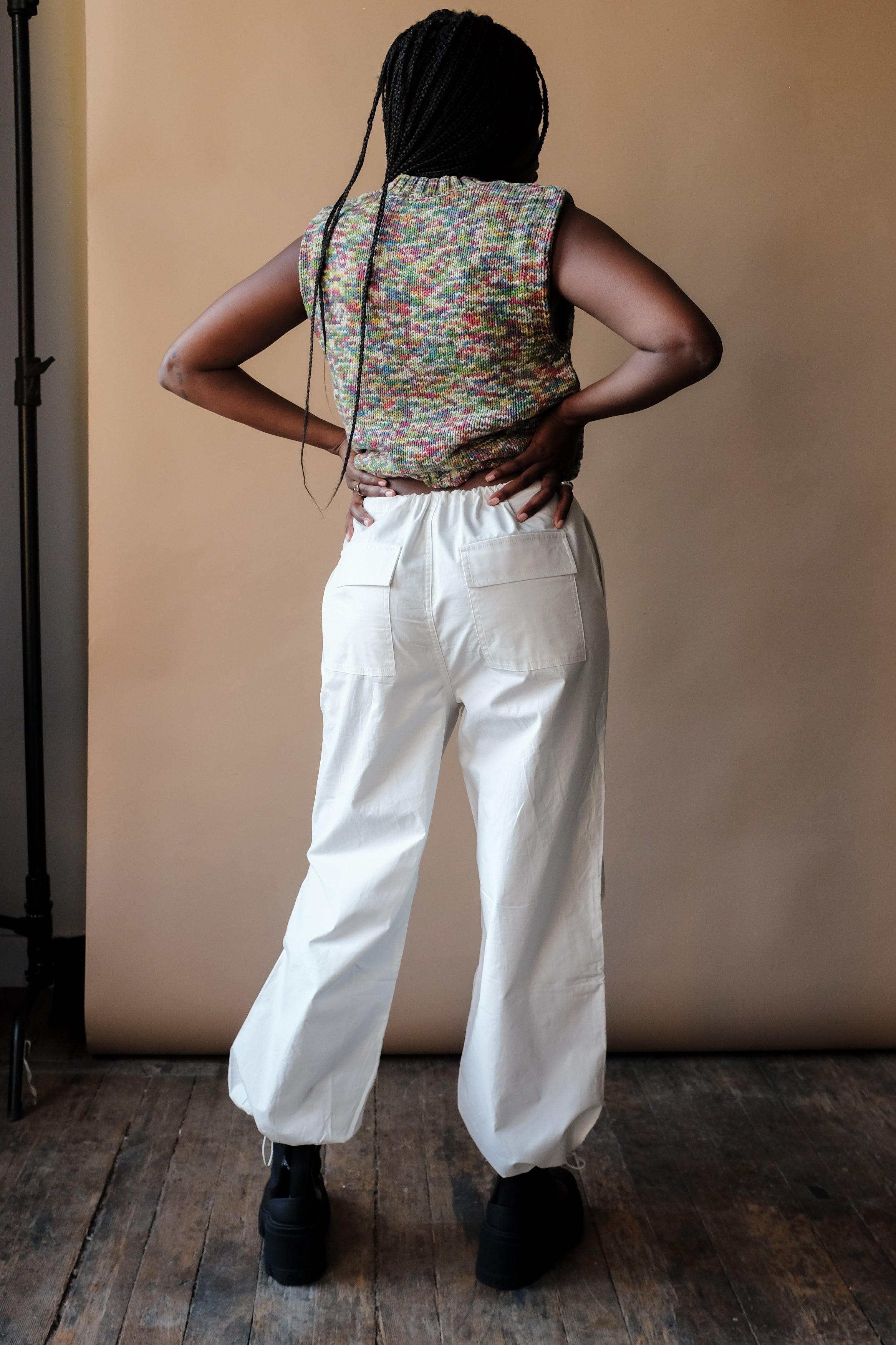 Pipe & Row ALI CARGO PANTS - White | Garmentory