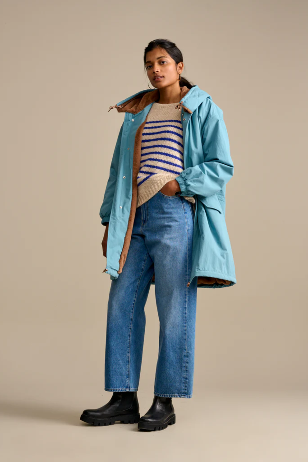 Bellerose Laos Coat - Blue Eyes | Garmentory