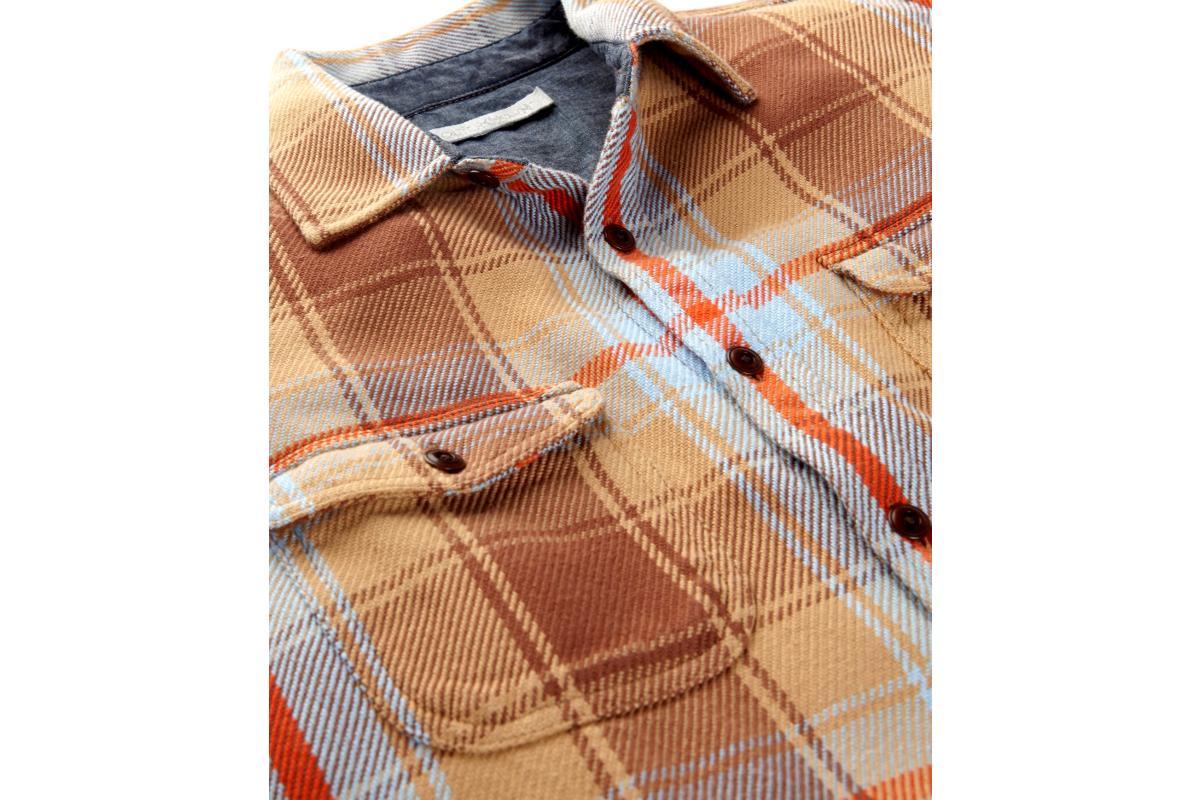 Outerknown Blanket Sandy Hunter Plaid Shirt - Brown | Garmentory