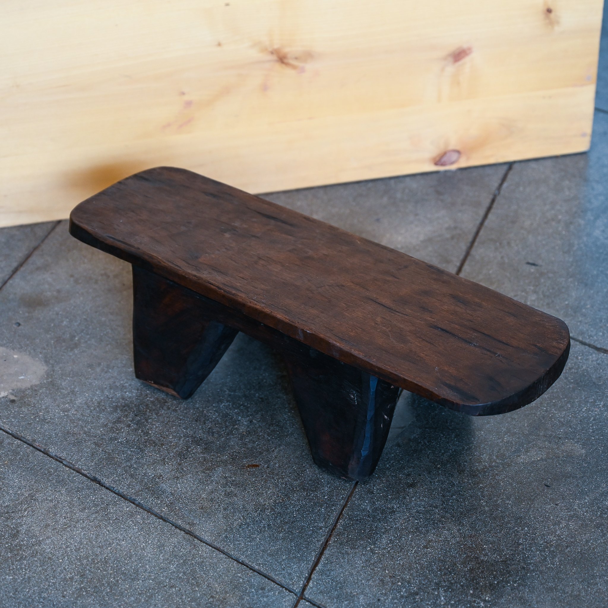 Made Solid Antique Small Senufo Bench from Cote d'Ivoire | Garmentory