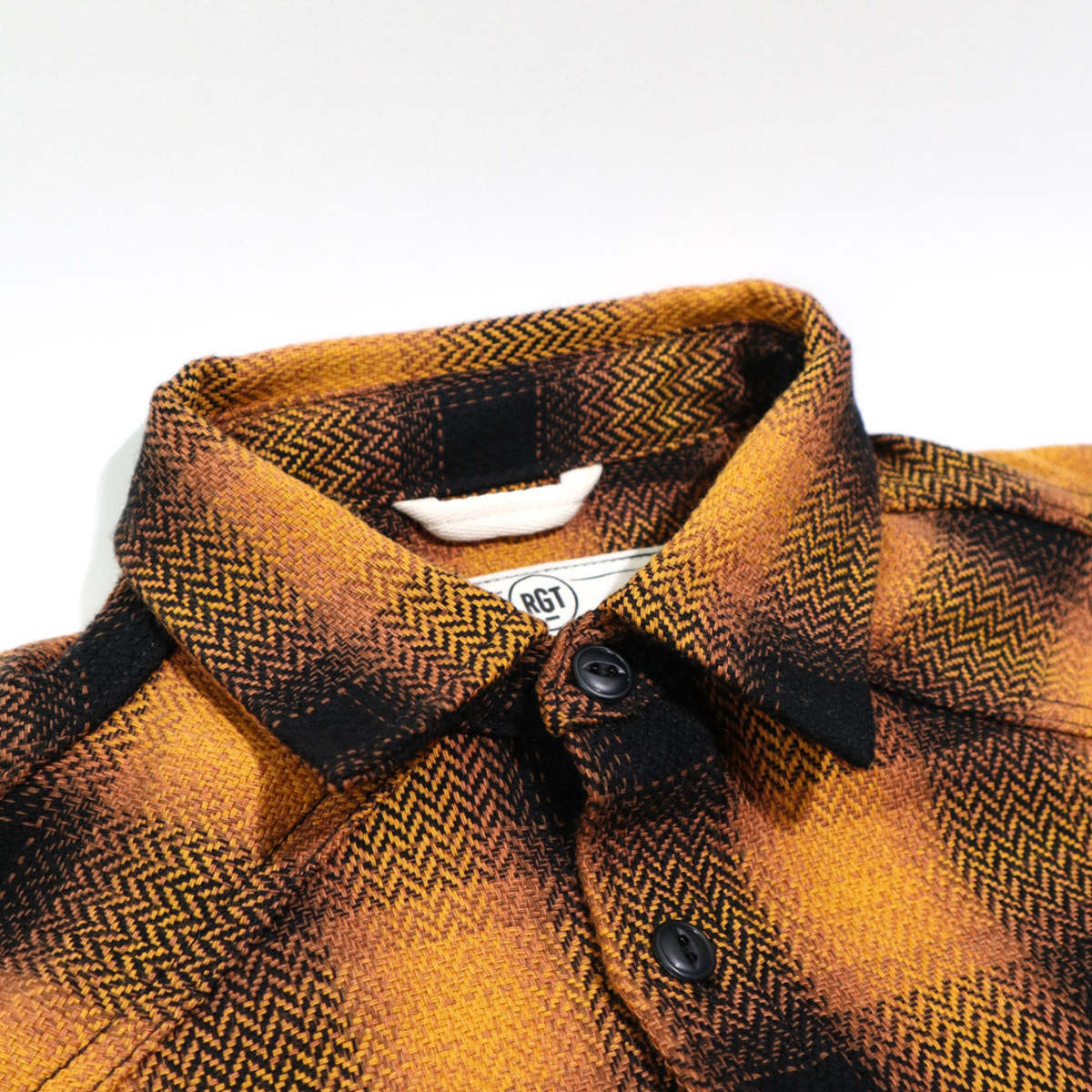 Rogue Territory Heavy HB Western Shirt - Gold Plaid | Garmentory