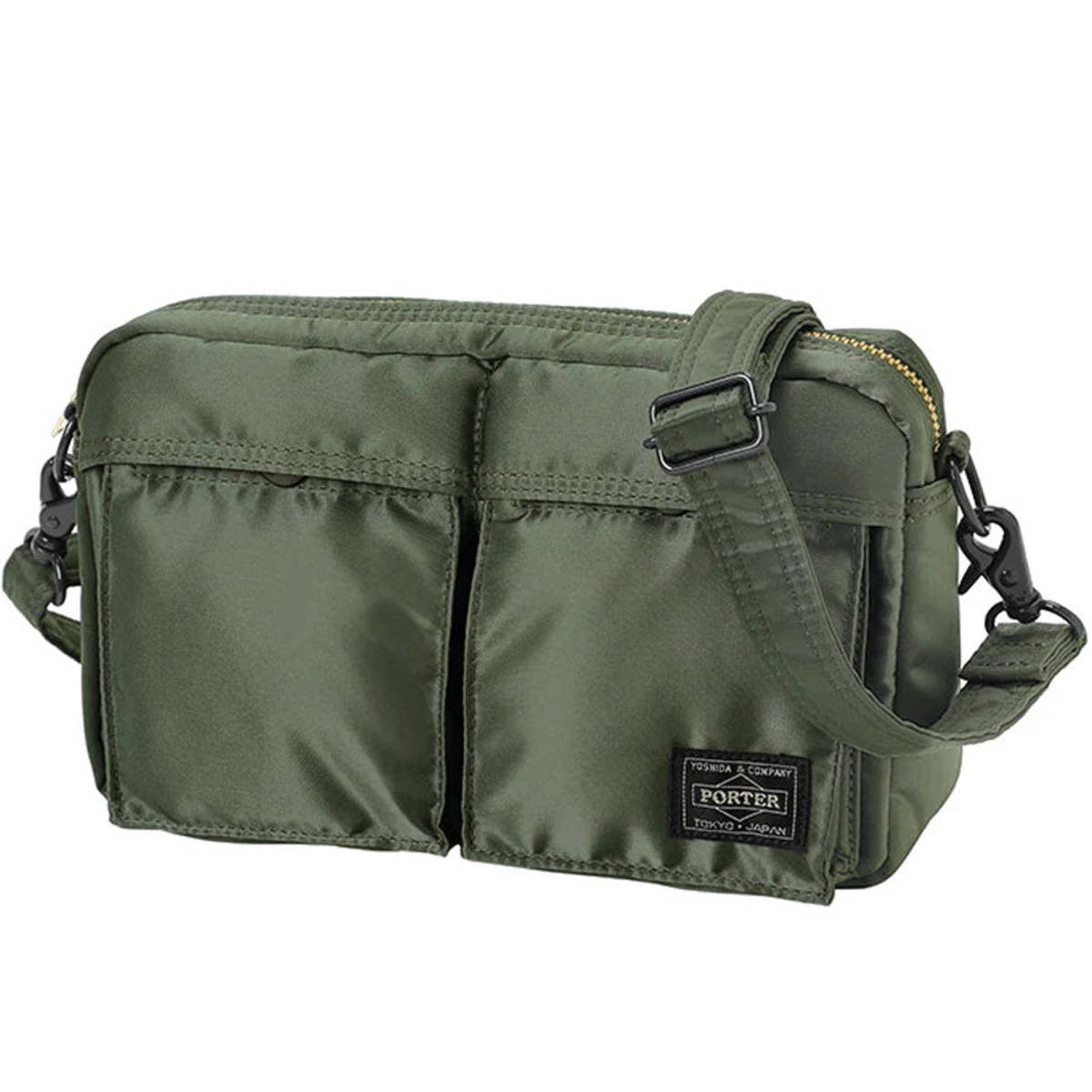 Porter Yoshida Tanker Shoulder Bag - Sage Green | Garmentory