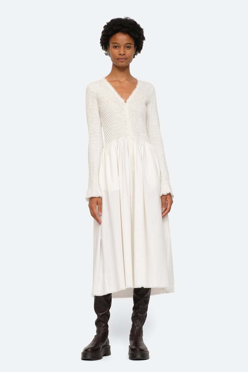 Sea NY Casey Dress - Eggshell | Garmentory