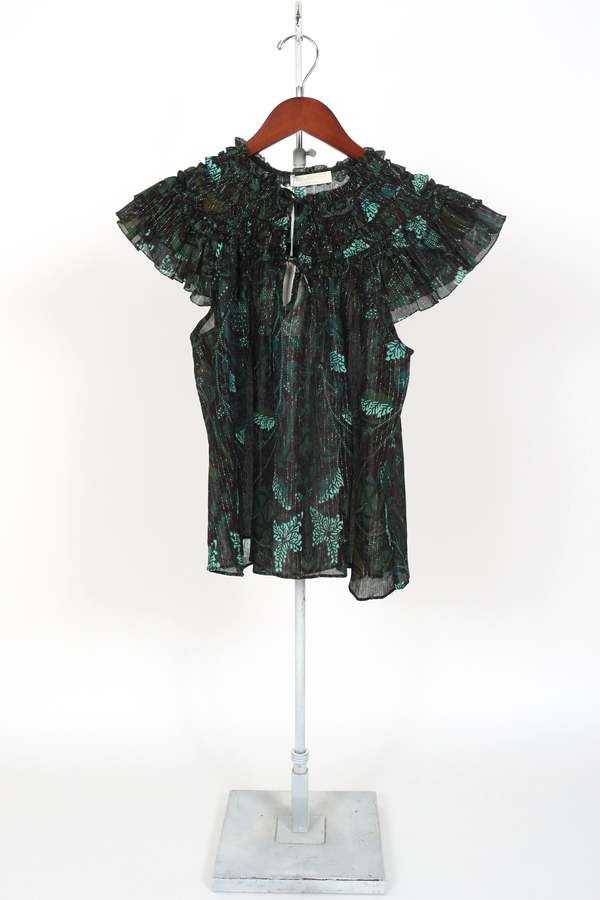 Ulla Johnson Signe Top - Rainforest | Garmentory