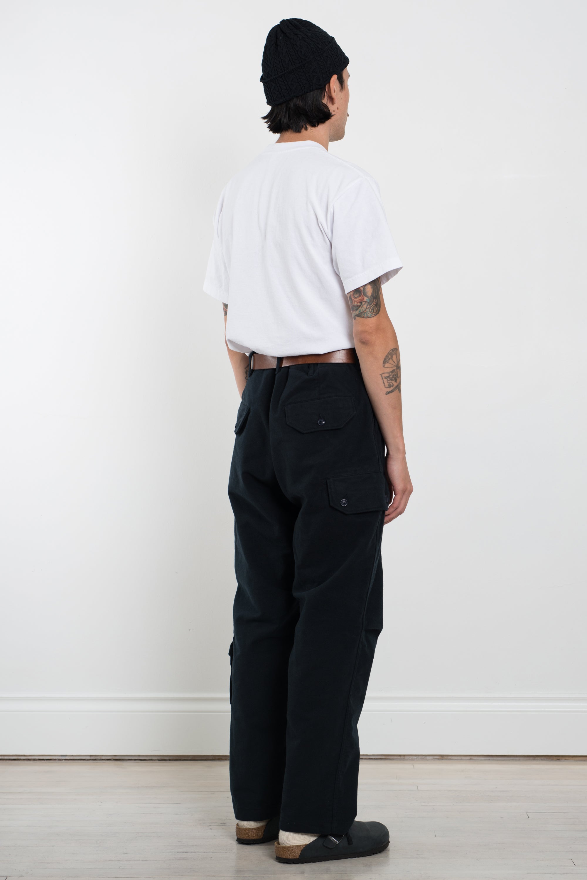 Engineered Garments Cotton Moleskin Flight Pant - Dark Navy | Garmentory