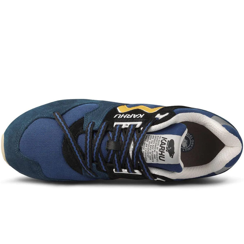 Karhu Synchron Classic Shoes - Blue Wing Teal/Amber Yellow | Garmentory