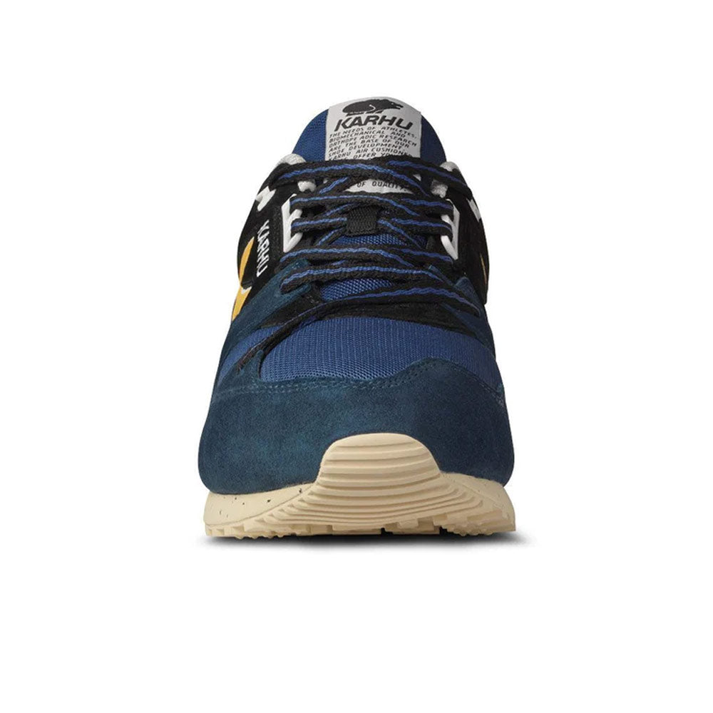 Karhu Synchron Classic Shoes - Blue Wing Teal/Amber Yellow | Garmentory