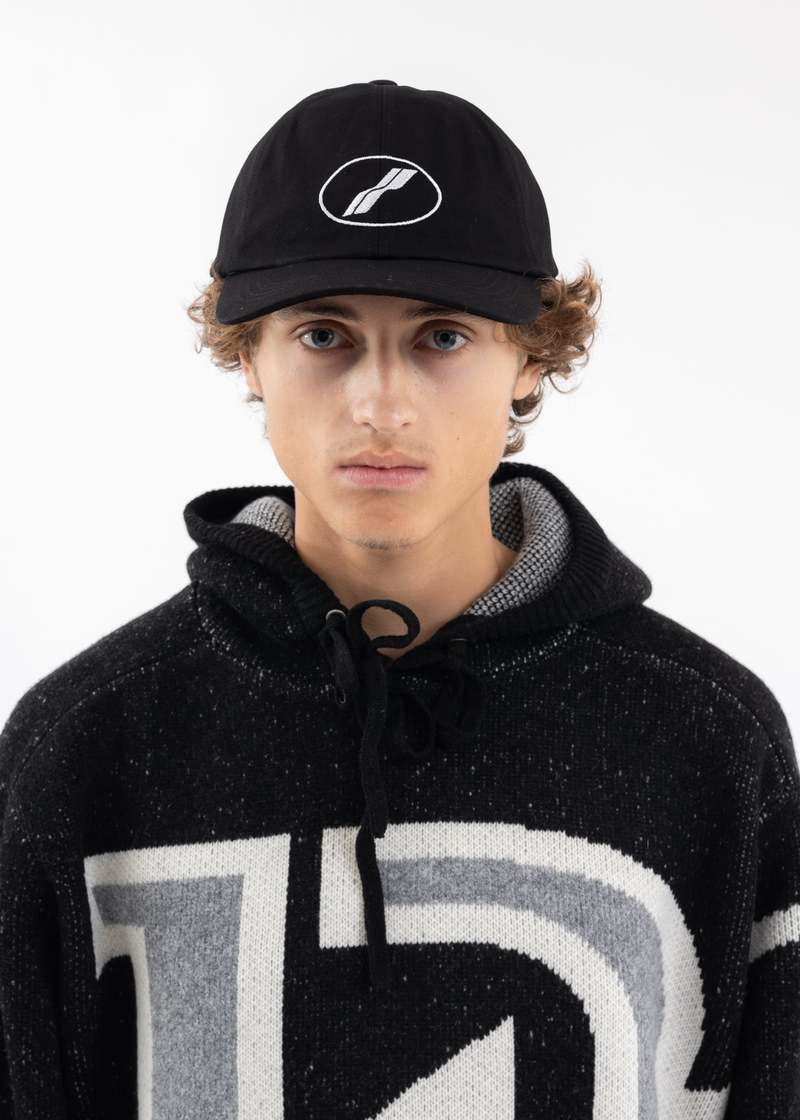 We11done Basic Symbol Cap - Black | Garmentory