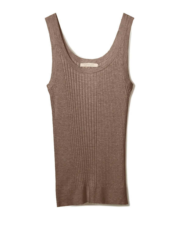 Oyun His Rib Tank - Sable | Garmentory
